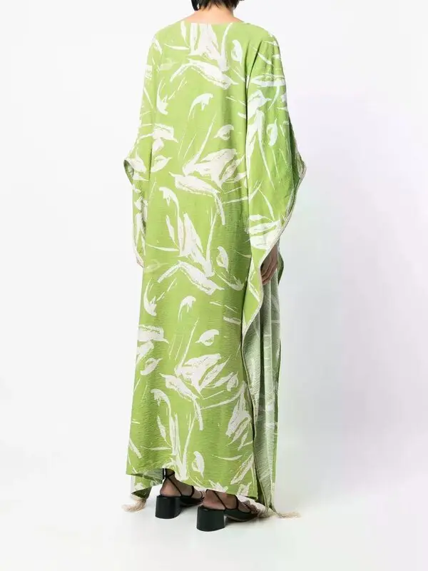 BAMBAH Abstract-pattern Print Kaftan Dress