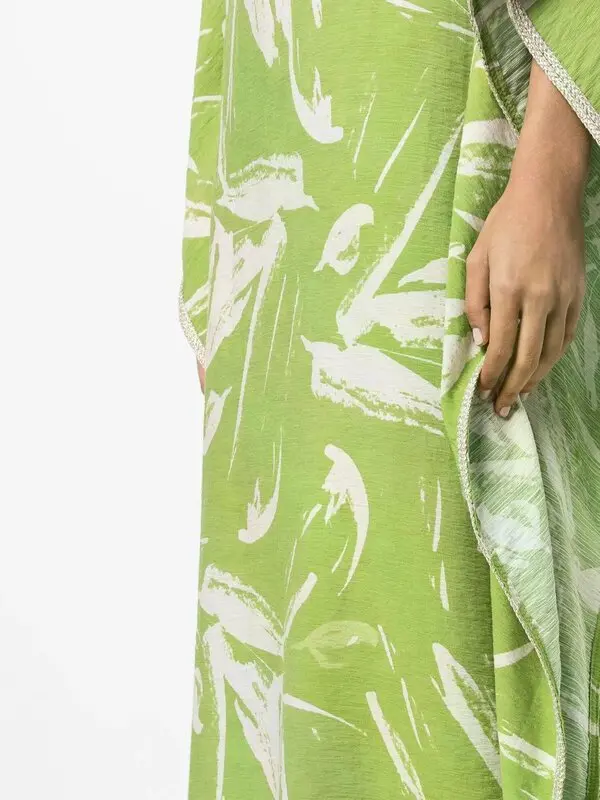 BAMBAH Abstract-pattern Print Kaftan Dress