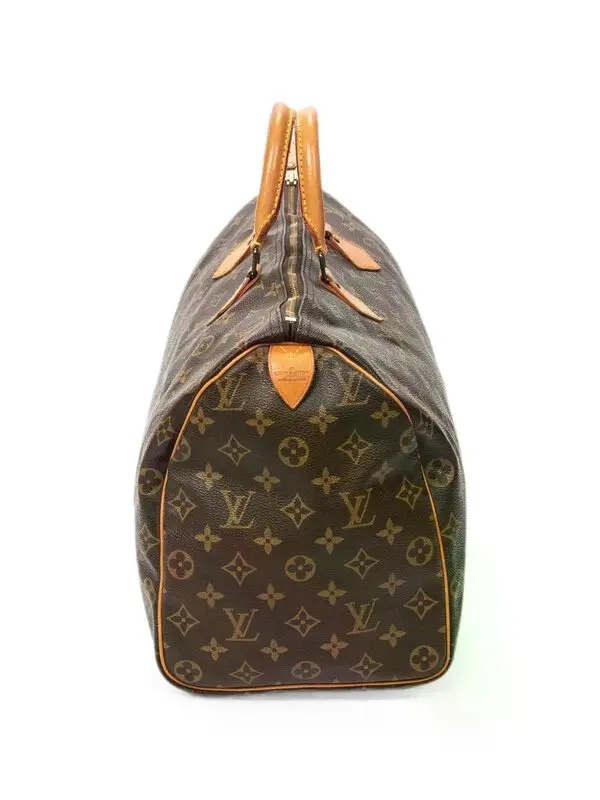 LOUIS VUITTON Monogram Speedy 40 Handbag - Brown