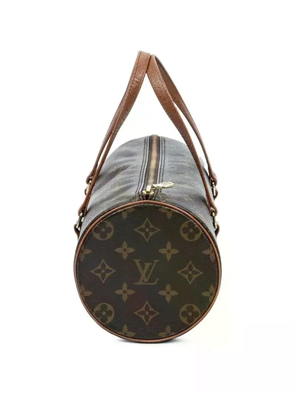 LOUIS VUITTON Papillon 26 Monogram Canvas Cylinder Handbag