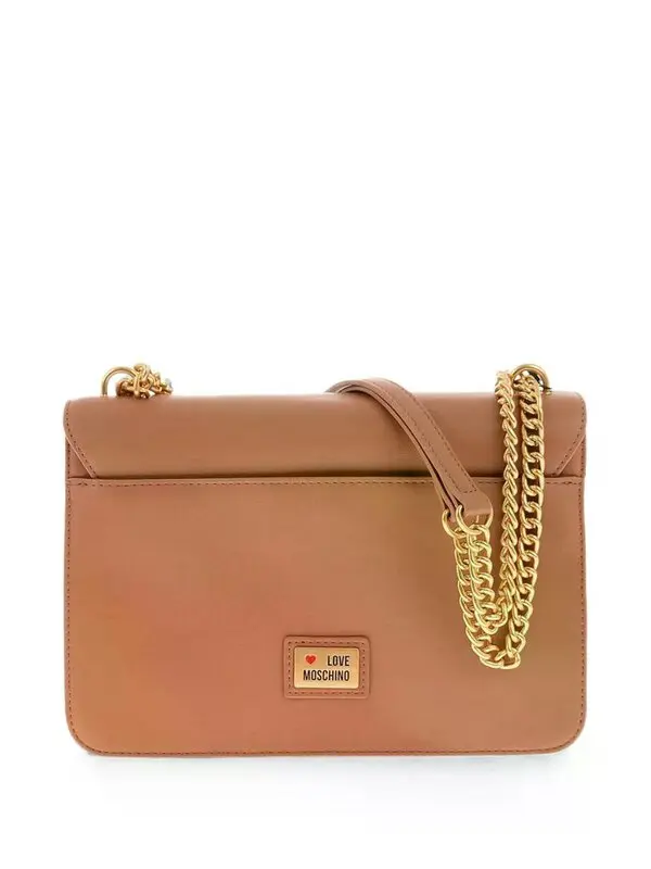 Moschino Heart-motif Chain-strap Shoulder Bag
