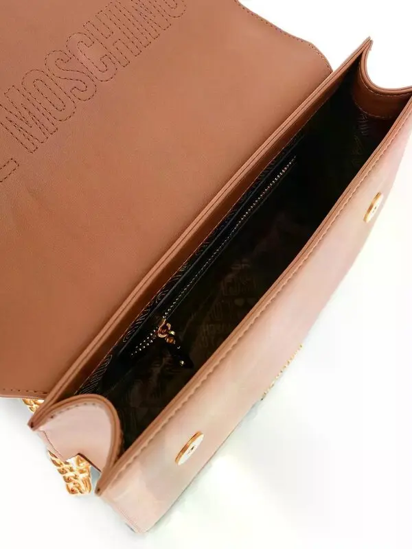 Moschino Heart-motif Chain-strap Shoulder Bag