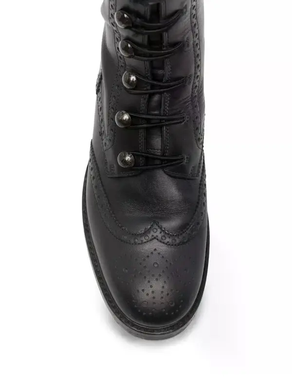 Dior 2010s Brogue-detail Boots