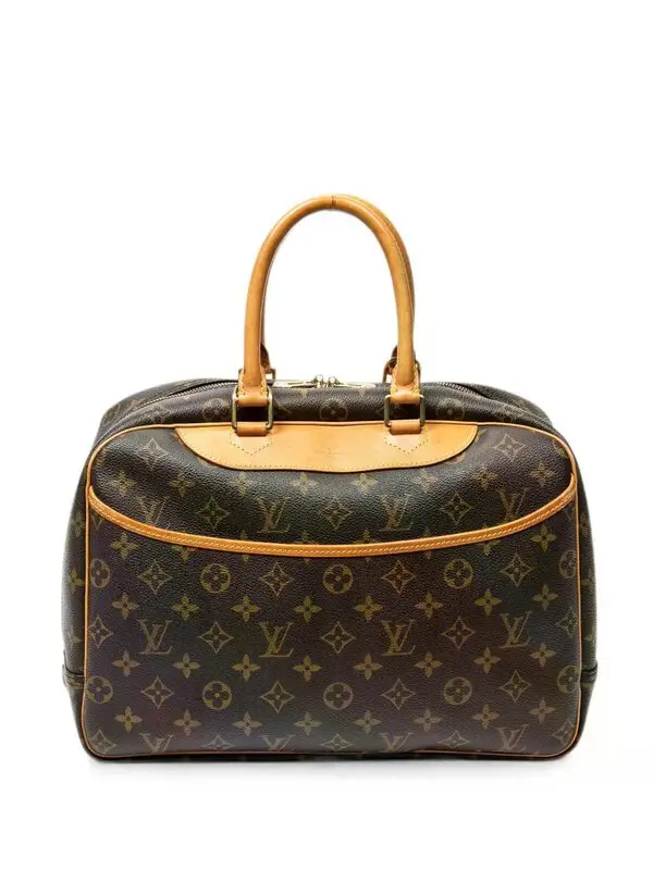 LOUIS VUITTON Deauville Monogram-pattern Tote Bag - Brown