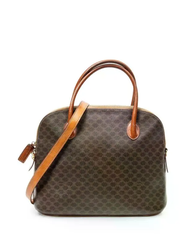 Celine Macadam Dome Tote Bag - Brown