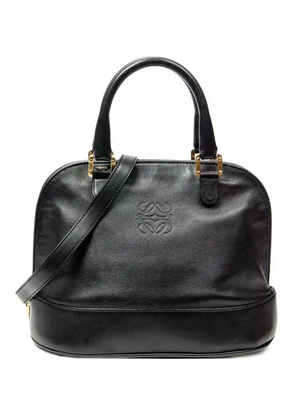 Loewe Anagram Dome Shoulder Bag - Black