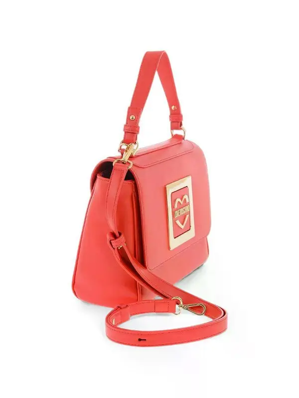 Moschino Logo-plaque Shoulder Bag - Red