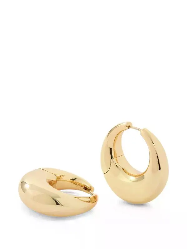 JENNIFER FISHER Puffy Hinged Hoop Earrings
