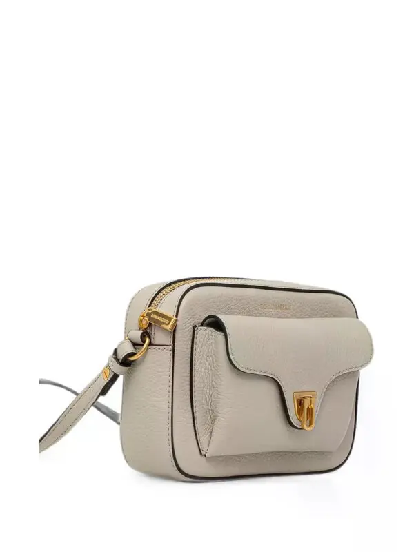 COCCINELLE Small Beat Grained Leather Shoulder Bag
