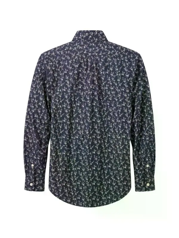 XACUS Floral-print Long-sleeve Shirt