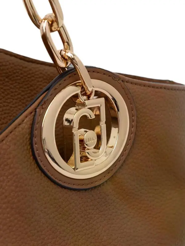 Liu Jo Logo-plaque Pebbled-effect Tote Bag