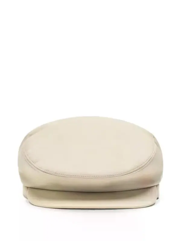 Amiri Vegan-leather Driver Hat - Neutrals