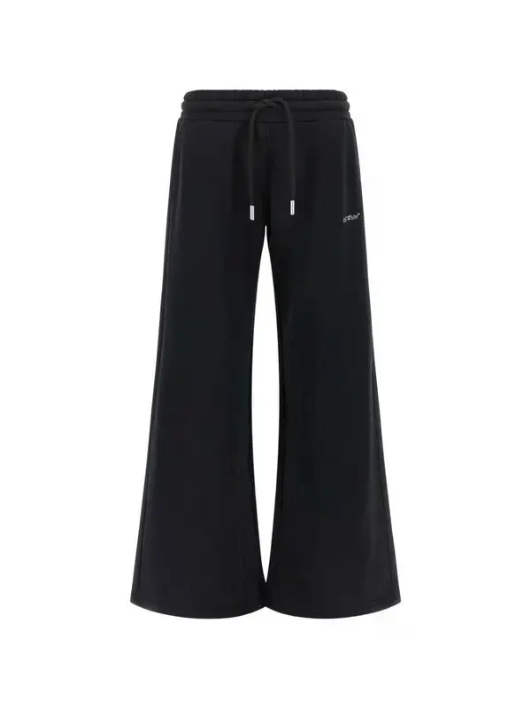 Off-White Bookish Logo-print Track Pants - Black