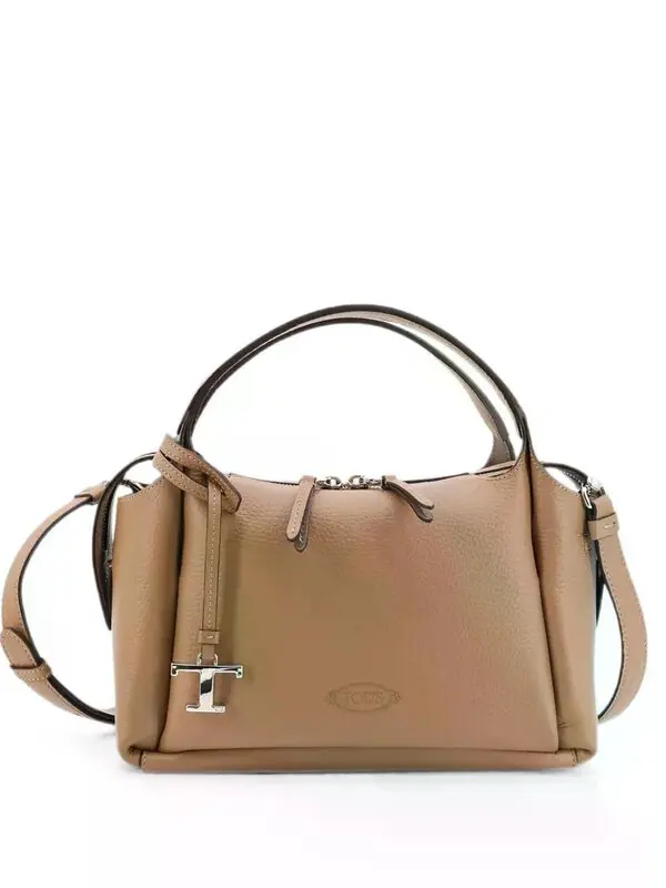 TOD'S Timeless Leather Tote Bag - Neutrals