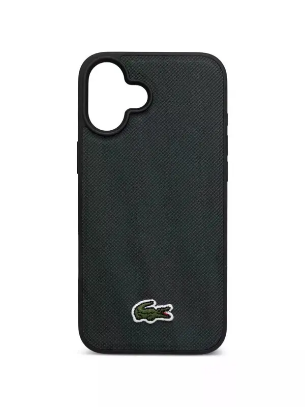 Lacoste Logo-patch Textured Iphone 16 Case
