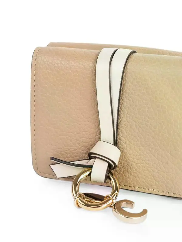 Chloé Small Alphabet Trifold Leather Wallet
