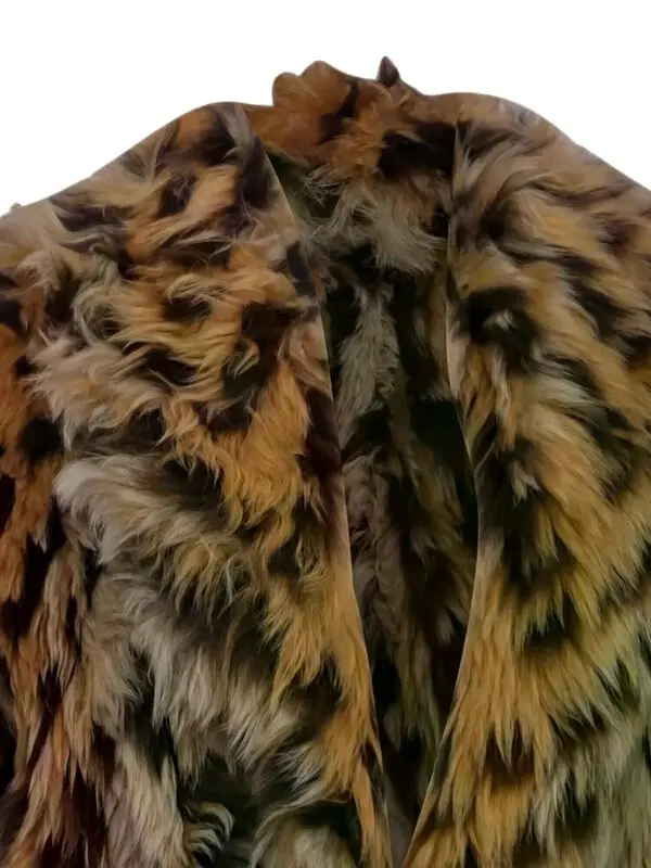 Saint Laurent Leopard-print Oversized Coat