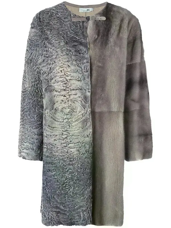 MANZONI 24 Patchwork Fur Coat