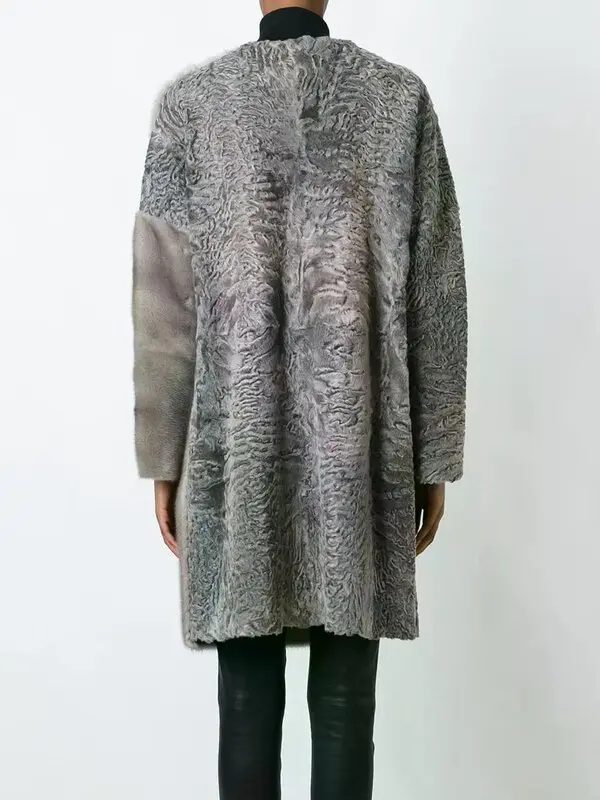 MANZONI 24 Patchwork Fur Coat