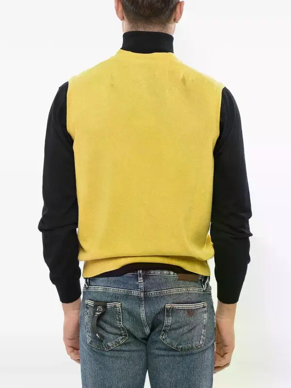 Malo V-neck Sleeveless Cardigan