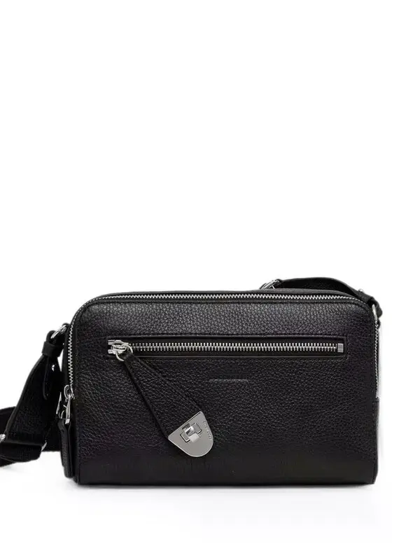 COCCINELLE Pebbled-leather Belt Bag - Black