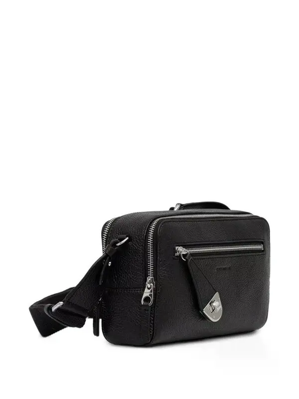 COCCINELLE Pebbled-leather Belt Bag - Black