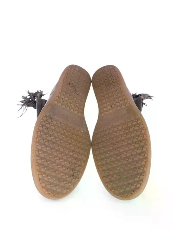 ISABEL MARANT VINTAGE Perforated Tassel Ankle Boots