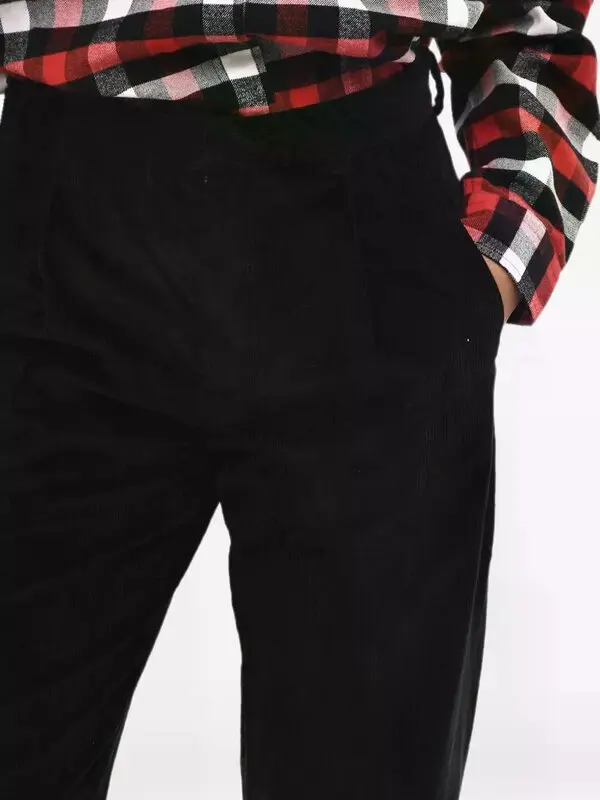 Woolrich Pleated Ribbed Trousers