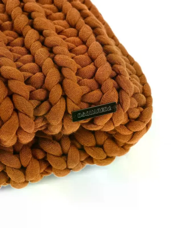 Dsquared2 Chunky-knit Turn-up Beanie Hat