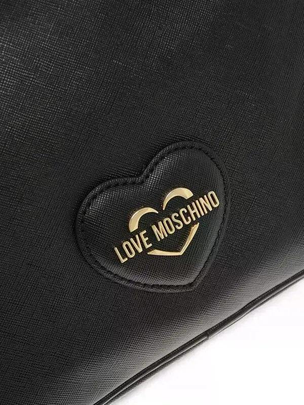 Moschino Logo Plaque Cross Body Bag