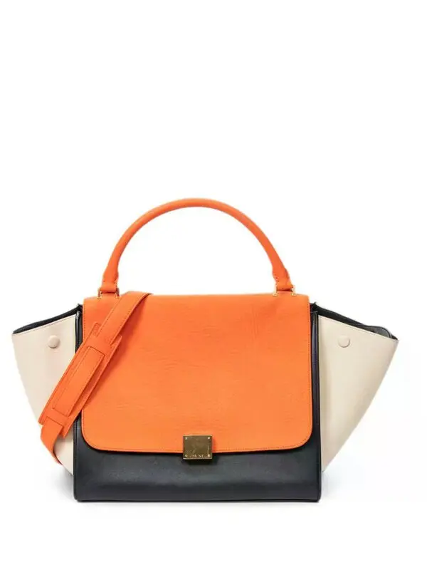 Celine Trapeze Shoulder Bag - Orange