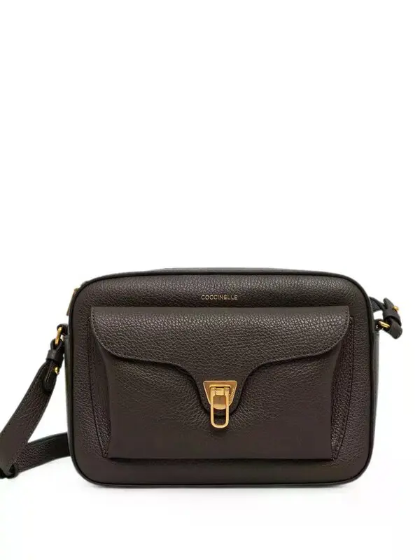 COCCINELLE Large Beat Leather Shoulder Bag - Brown