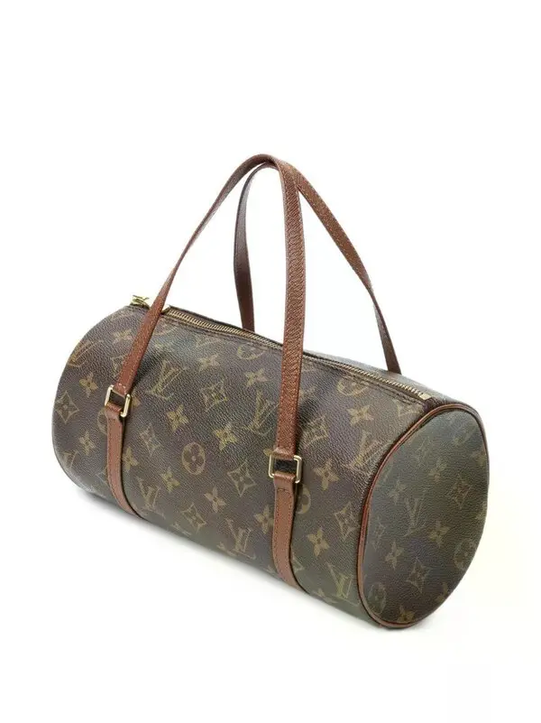 LOUIS VUITTON Papillon 26 Monogram Canvas Cylinder Tote Bag