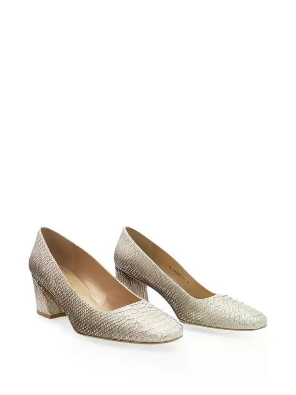 STUART WEITZMAN Snake-effect Pumps