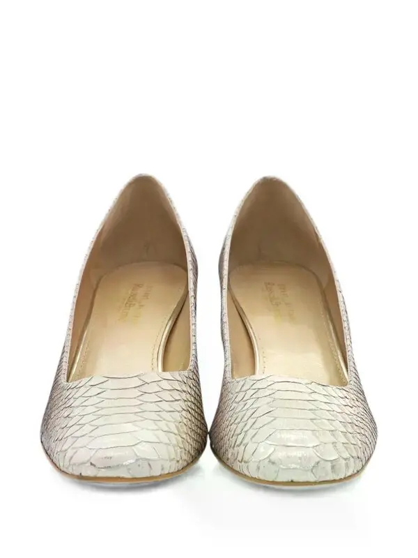 STUART WEITZMAN Snake-effect Pumps
