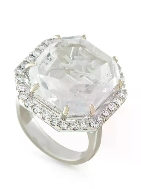 LB EXCLUSIVE Cupid Diamond Intaglio Ring