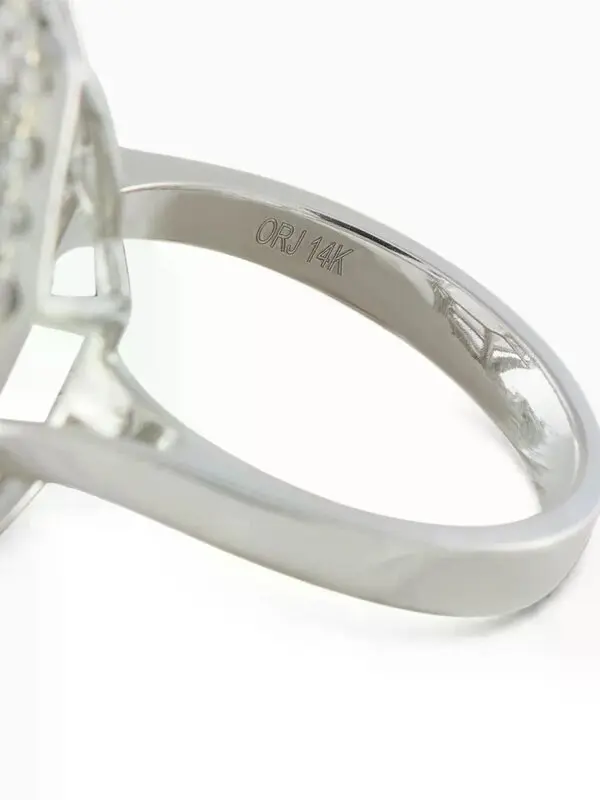 LB EXCLUSIVE Cupid Diamond Intaglio Ring - Silver