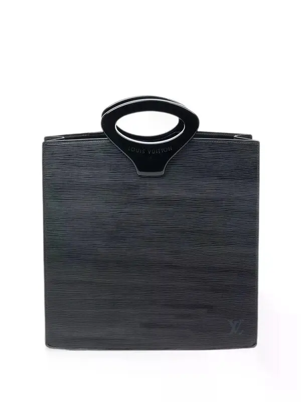 LOUIS VUITTON Ombre Epi Leather Tote Bag - Black