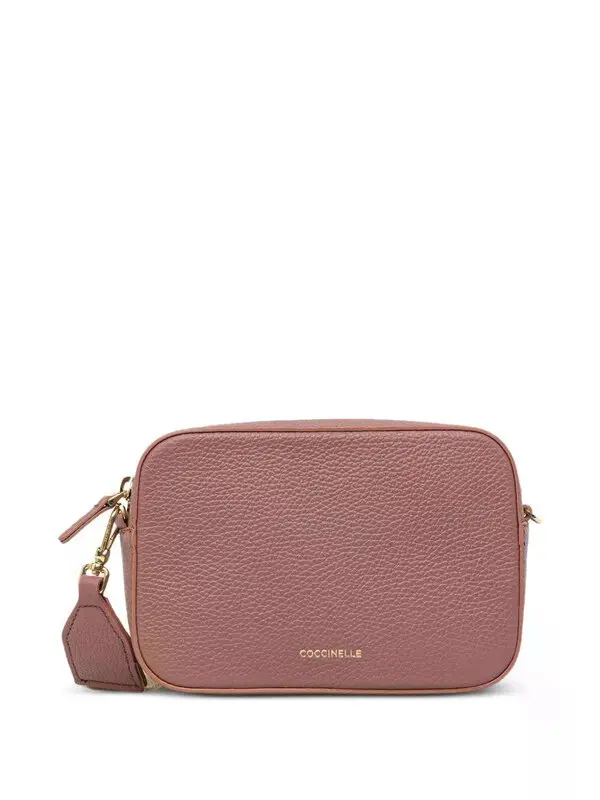 COCCINELLE Small Tebe Grained-leather Shoulder Bag