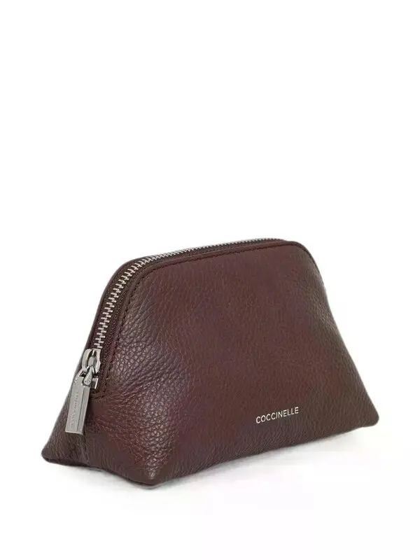 COCCINELLE Small Helga Pebbled Leather Make Up Bag