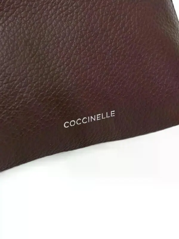 COCCINELLE Small Helga Pebbled Leather Make Up Bag