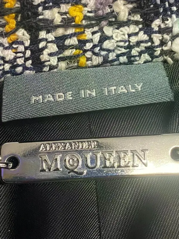 Alexander McQueen Cocoon Tweed Jacket