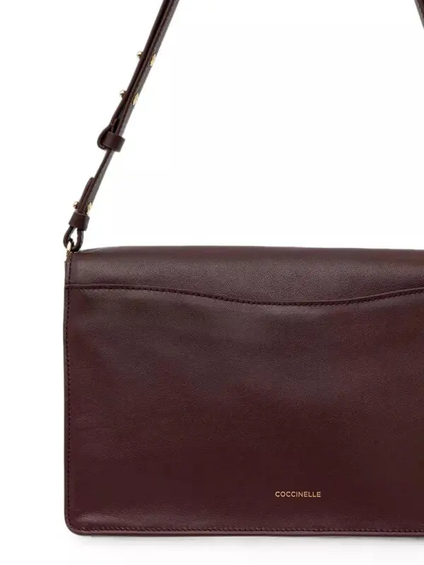 COCCINELLE Logo-embossed Leather Tote Bag