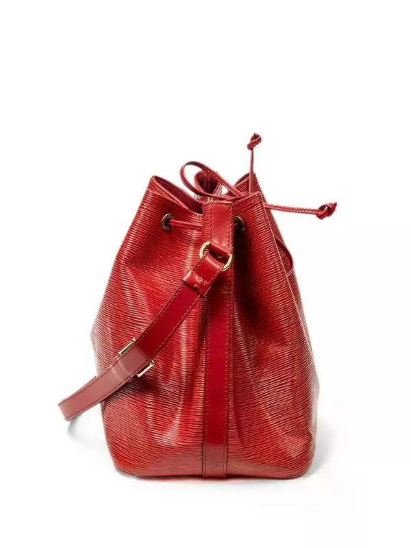 LOUIS VUITTON Pm Noe Leather Bucket Bag - Red