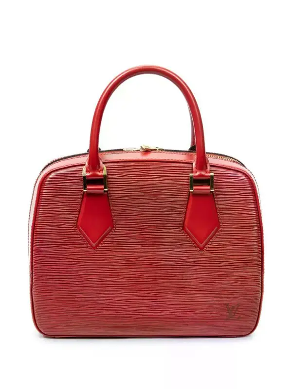 LOUIS VUITTON Sablons Leather Tote Bag - Red