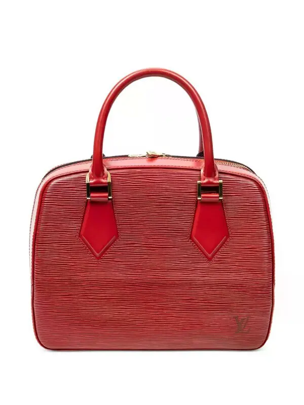 LOUIS VUITTON Sablons Leather Tote Bag - Red