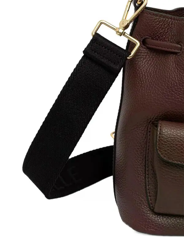 COCCINELLE Logo Embroidered Shoulder Strap