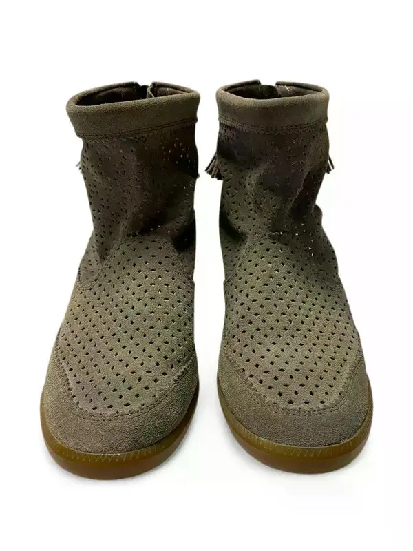 ISABEL MARANT VINTAGE Basley Perforated Ankle Boots