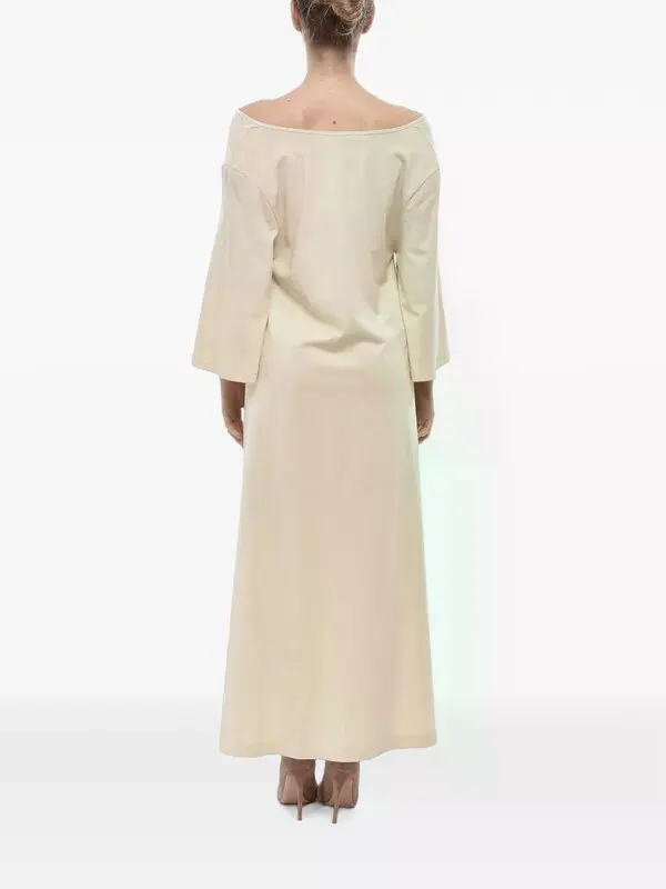 BY MALENE BIRGER Yalia Boat-neck Maxi Dress - Neutrals