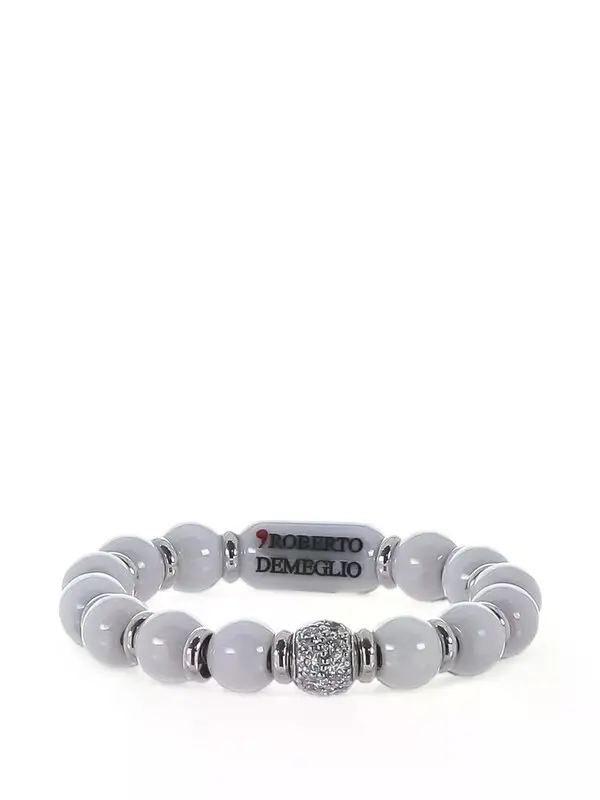 Roberto Demeglio Logo-detail Diamond Ring